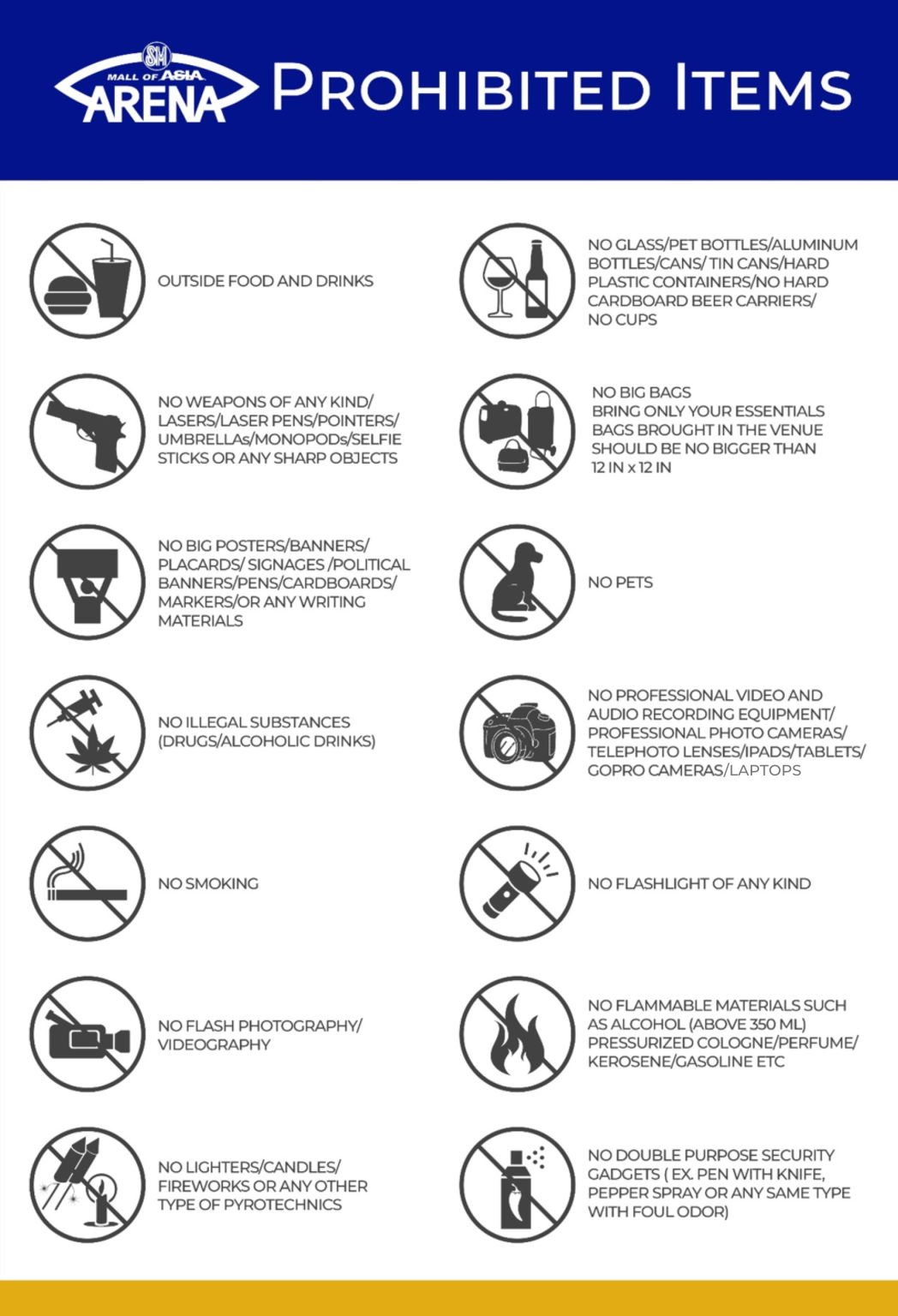 Info & Services - SM Mall of Asia Arena